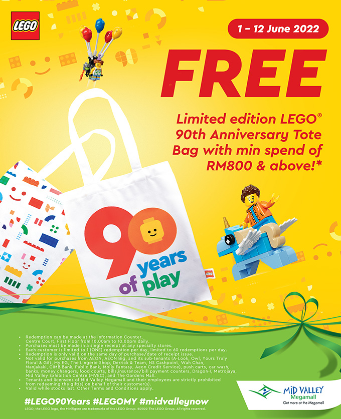LEGO 90th Years | Mid Valley Megamall