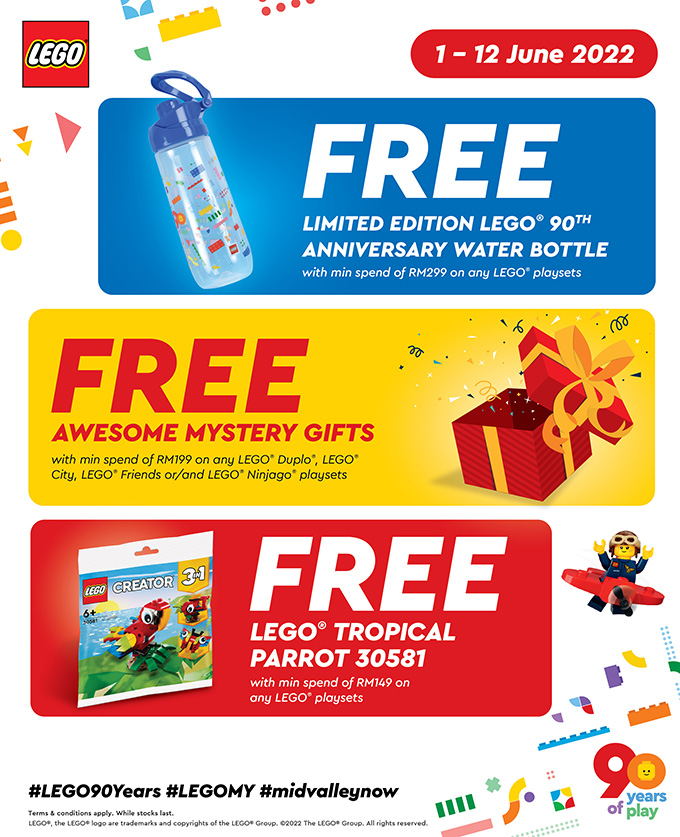 LEGO 90th Years | Mid Valley Megamall