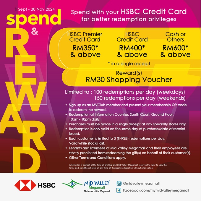 Spend & Reward 2024 | Mid Valley Megamall