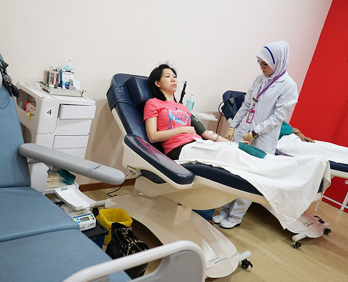 Pusat Darah Negara - Donation Suite | Mid Valley Megamall
